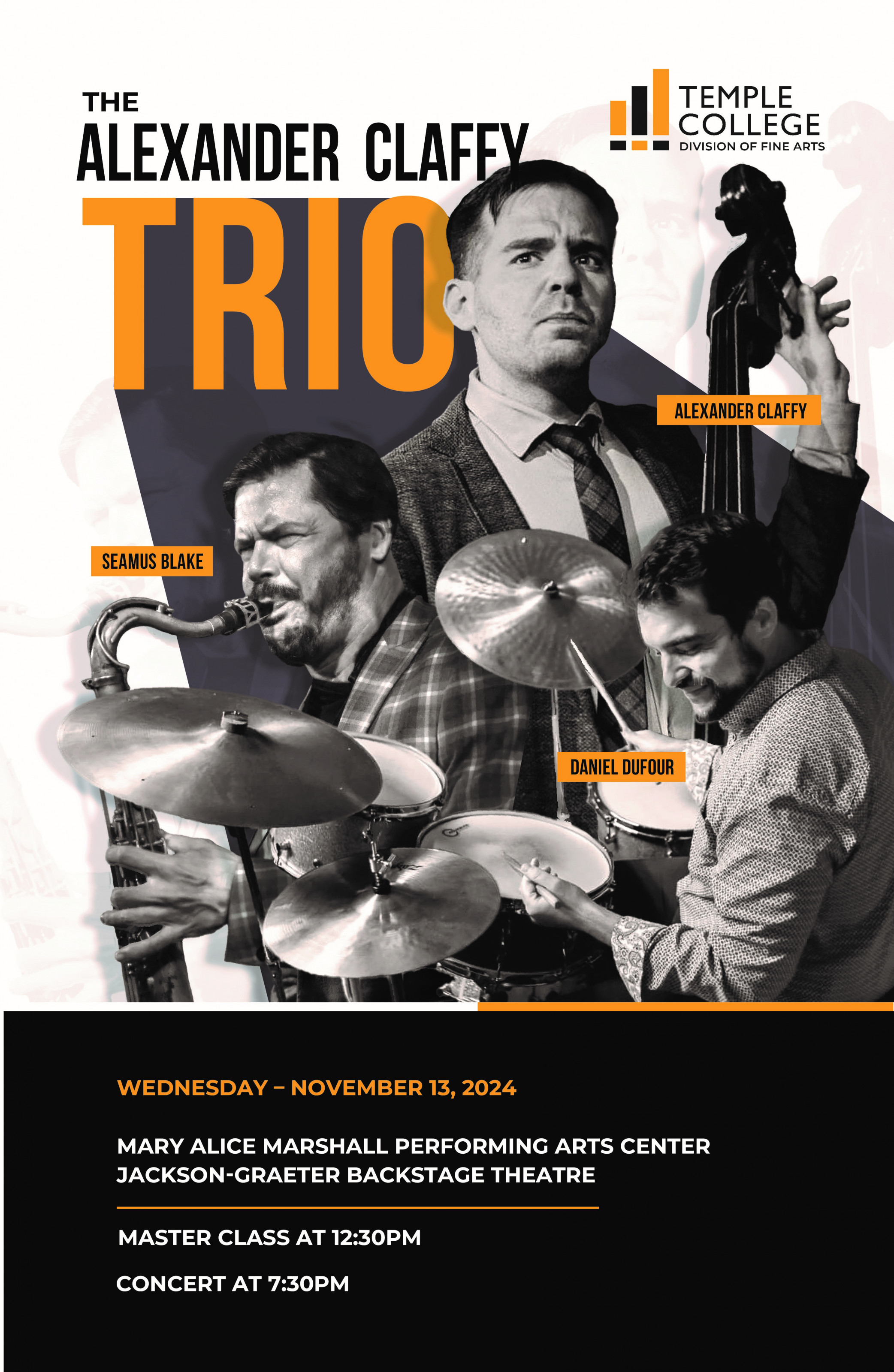 The Alexander Claffy Trio in concert