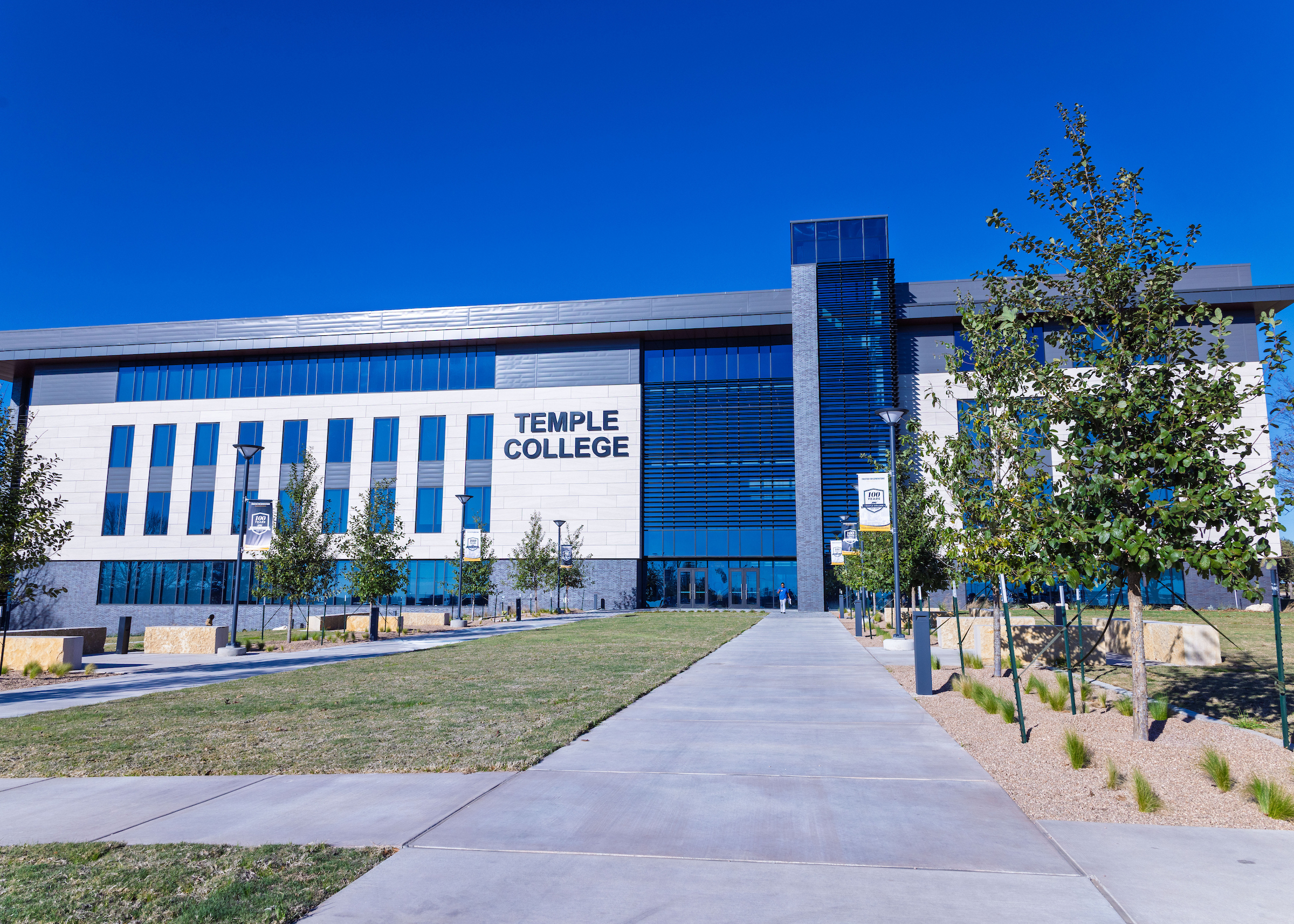Temple College Cuts Ribbon on New Main Building, Launches Centennial Year